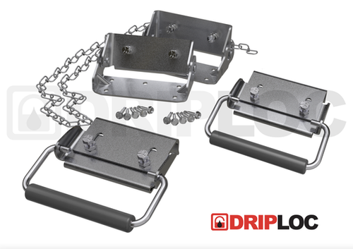 DRIPLOC Type#1s Exhaust Fan Hinge & Safety Handle Combo Pack - 1 Set of ...