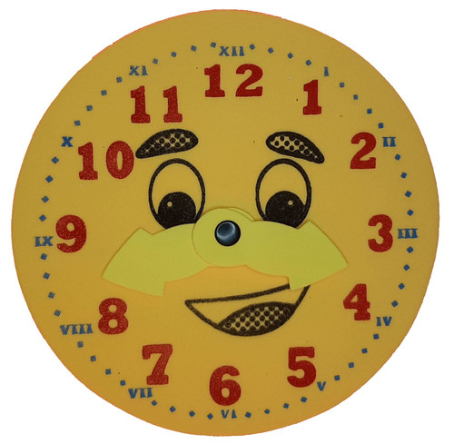 Reloj de fomi con manecillas | Maxigrapa