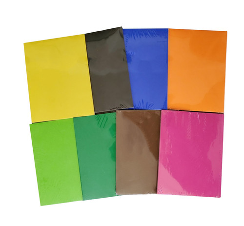Hoja de color paquete con 100 pzas de un color | Maxigrapa