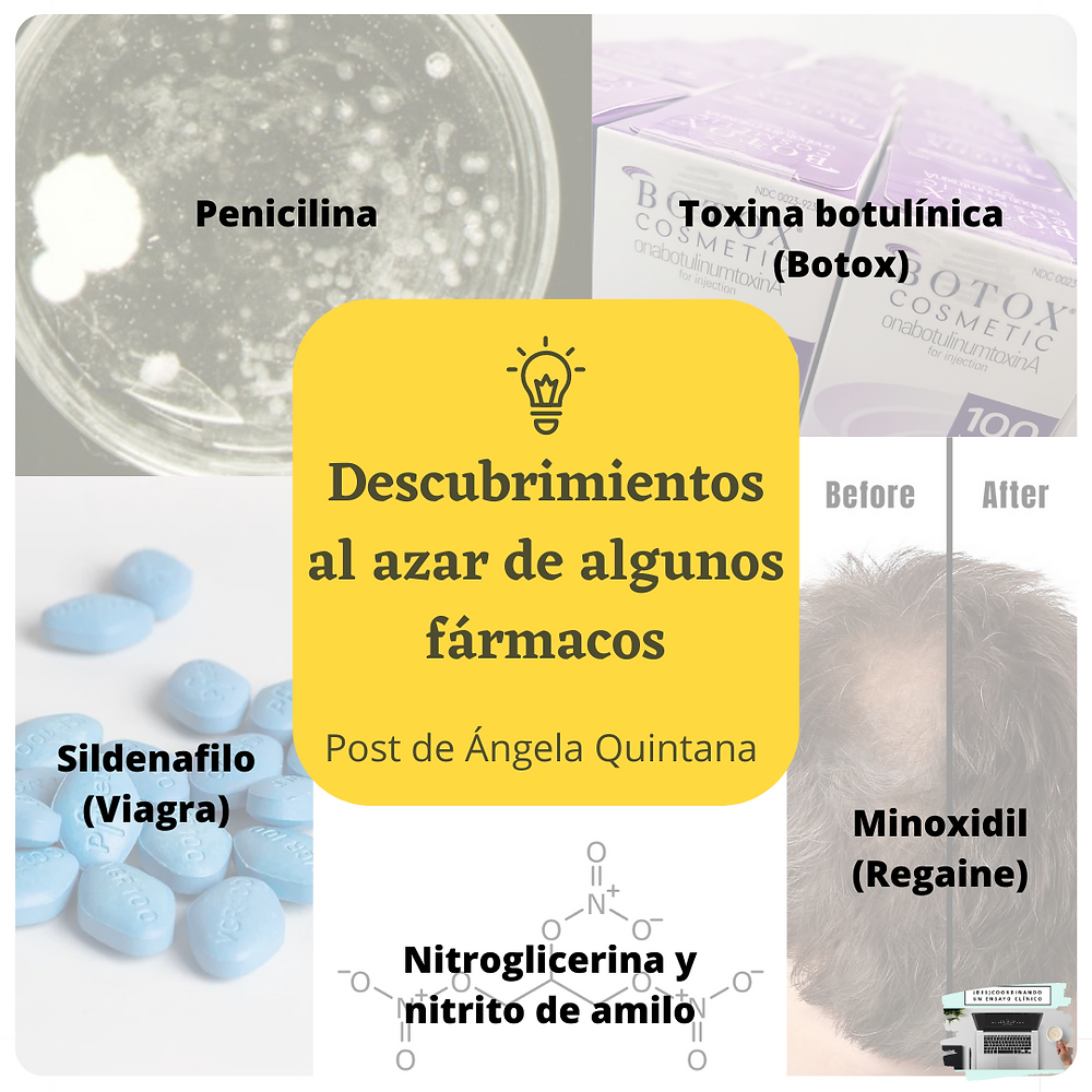 Descubrimientos al azar de algunos fármacos