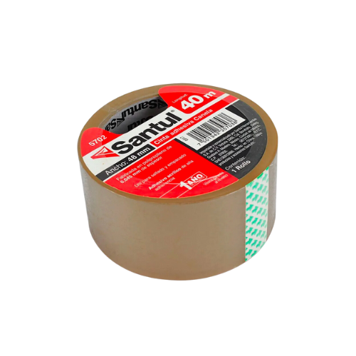 CINTA ADHESIVA CANELA 40M 5702 SANTUL | Central Ferretera