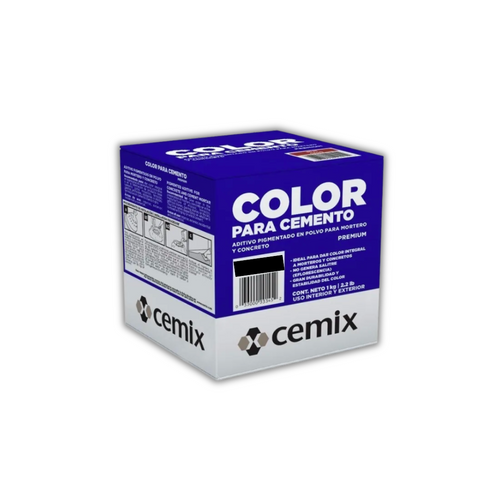 COLOR PARA CEMENTO NEGRO CEMIX | Central Ferretera