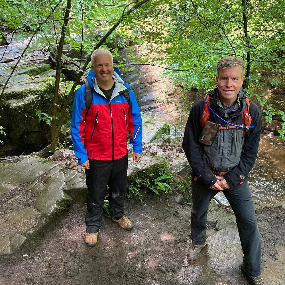 BBC Wales Weatherman Walking Filming