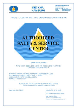 Deckma Hamburg | Shivtech Marine Control Systems & Services Pvt Ltd ...