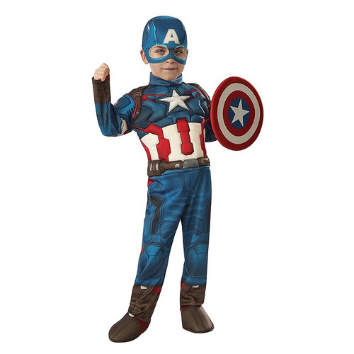 DISFRAZ CAPITAN AMERICA NIÑO MARVEL VENGADORES | fiestaycarnaval.com