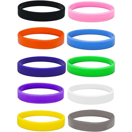 PULSERA BRAZALETE DE SILICON LISO | fiestaycarnaval.com