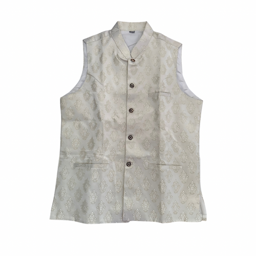 CHALECO TIPO KURTA BANARASI HINDU DELUXE | fiestaycarnaval.com