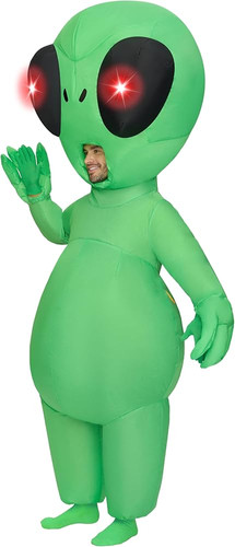 DISFRAZ ALIEN INFLABLE CABEZON | fiestaycarnaval.com