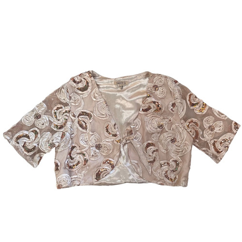 BOLERO CHAL CHARLESTON CHAQUETA SACO GATSBY LENTEJUELAS ...