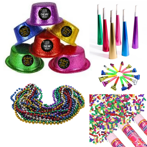 KIT 50 PACK HAPPY NEW YEAR FIESTA | fiestaycarnaval.com