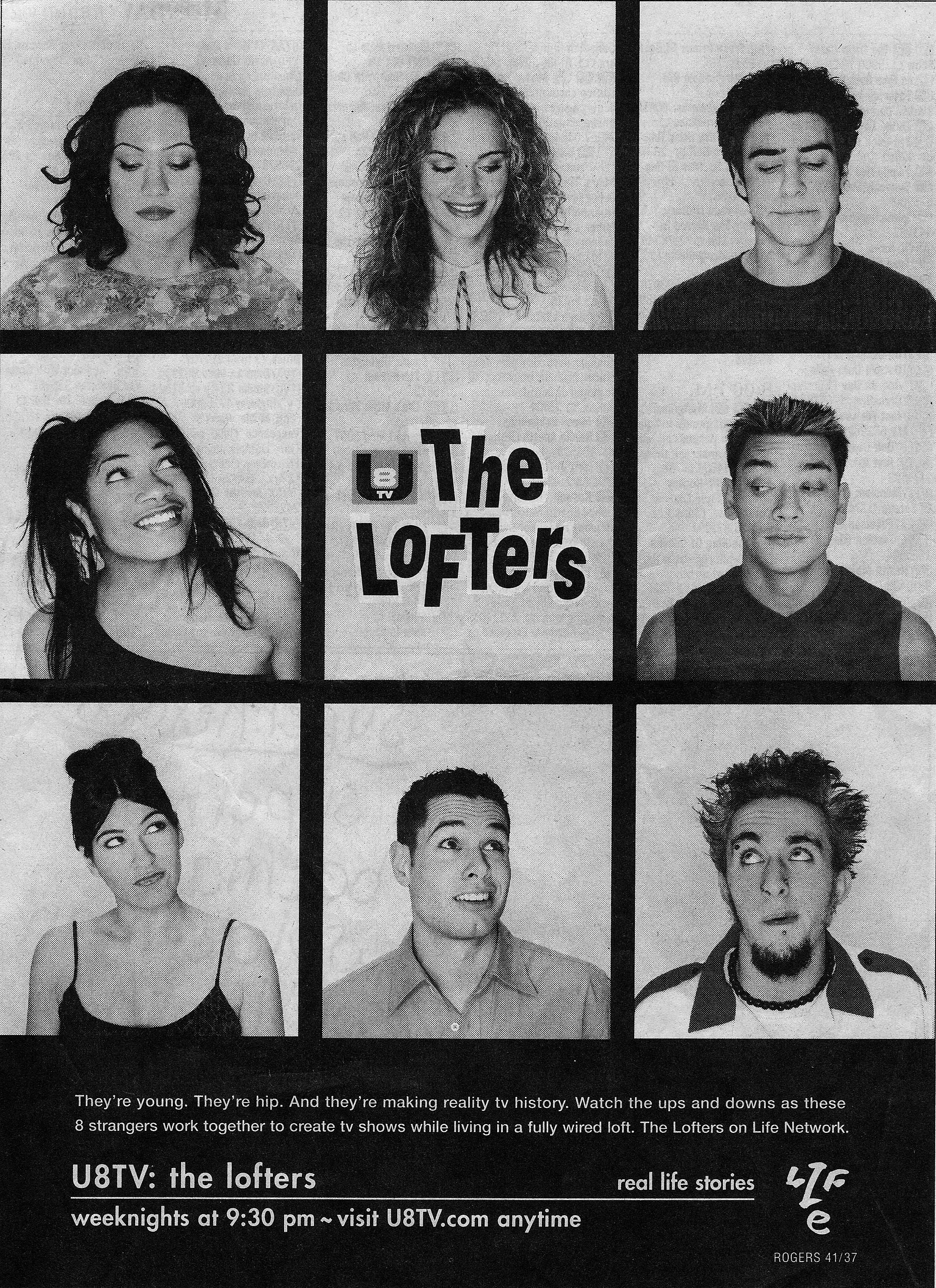 U8TV:The Lofters Print Ad