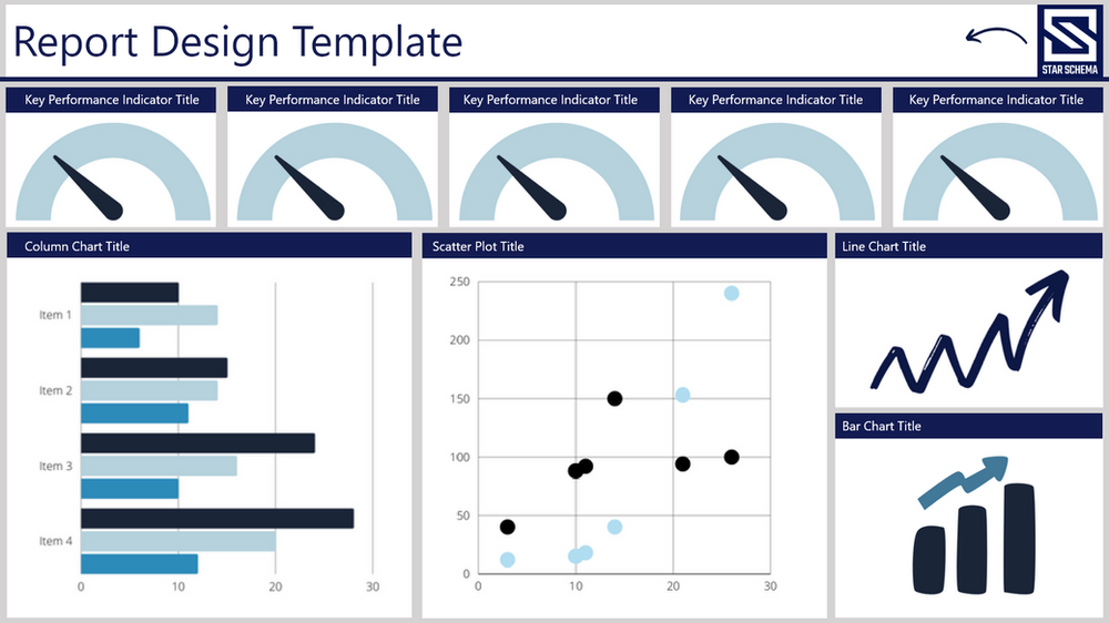 Power BI: Report Wireframing | Star Schema