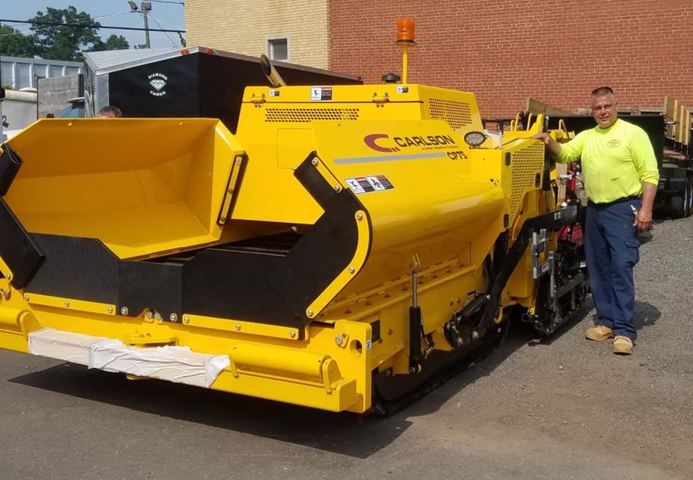 Stanziale adds Carlson CP75 with Mini Line Grade Controls to fleet.