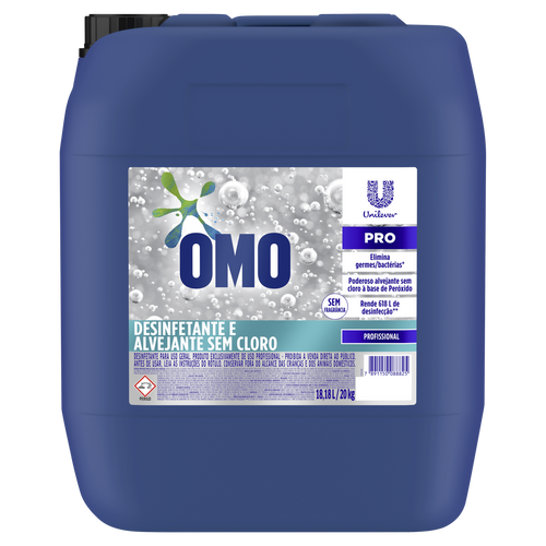 OMO DESINFETANTE ALVEJANTE 18L | Agisupri Food Serv