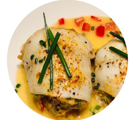 Crab Stuffed Trout with Hollandaise (Pickup 11/30/23) | Woodsidefarms