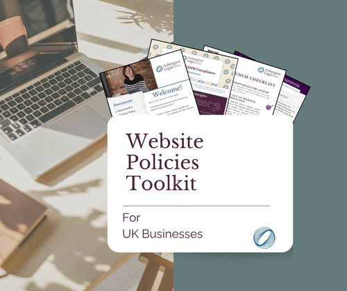 Website Policies for Businesses Legal Toolkit | Aubergine Legal Limi