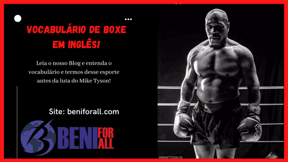 Vocabulário de boxe em Inglês!
