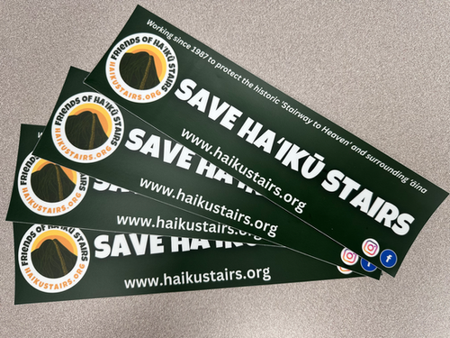 FHS Bumper Sticker (Bundle of 4) | friendsofhaikustairs