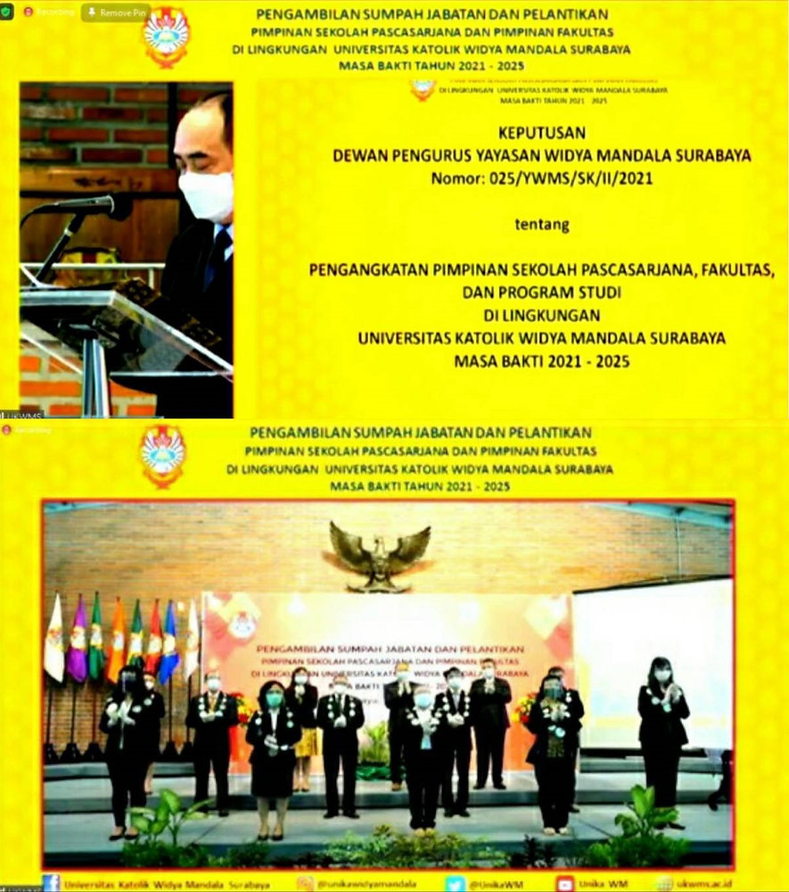 Kepemimpinan FTP-UKWMS yang Baru? Siapakah Beliau?