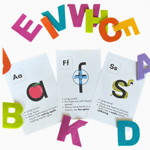 Moving Little Minds Alphabet Motion Flashcards | Moving Little Minds