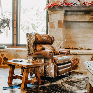 Custom Western Rustic Leather Recliners | Bison Creek