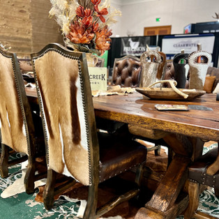 Custom Rustic Dining Tables and Chairs | Bison Creek