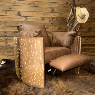 Custom Western Rustic Leather Recliners | Bison Creek