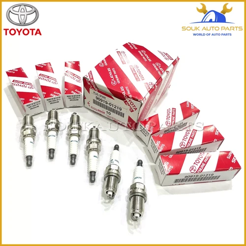 90919-01219 Genuine Toyota Lexus PLUG, SPARK (Set of 6 Pcs) 9091901219 ...