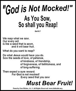 God is Not Mocked! | Faithclub.org