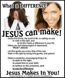 What A Difference Jesus Can Make! | Faithclub.org
