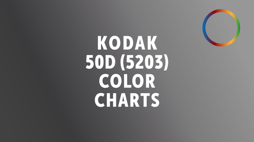 Kodak® 50D(5203) Color Charts | Demystify Colorgrading