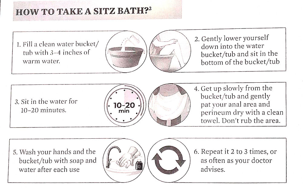 Sitz Bath- What purpose it is used for and how to take it for maximum ...