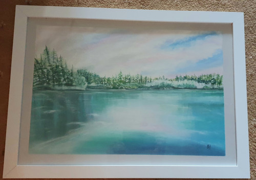 Lake in Winter | Tracey Hamilton Art