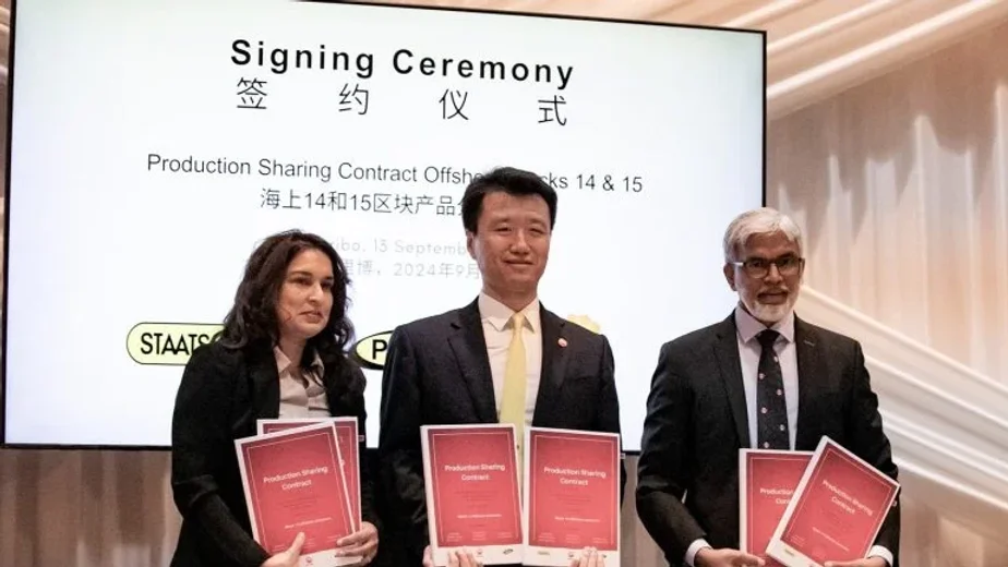 PetroChina, Staatsolie sign PSC for blocks offshore Suriname