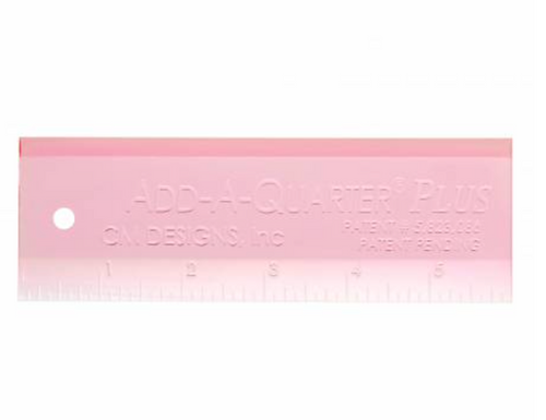 Add A Quarter 6 inch Plus Ruler | Hollis Threads
