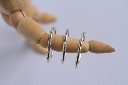Simple Stacking Rings | Ceomara Jewellery