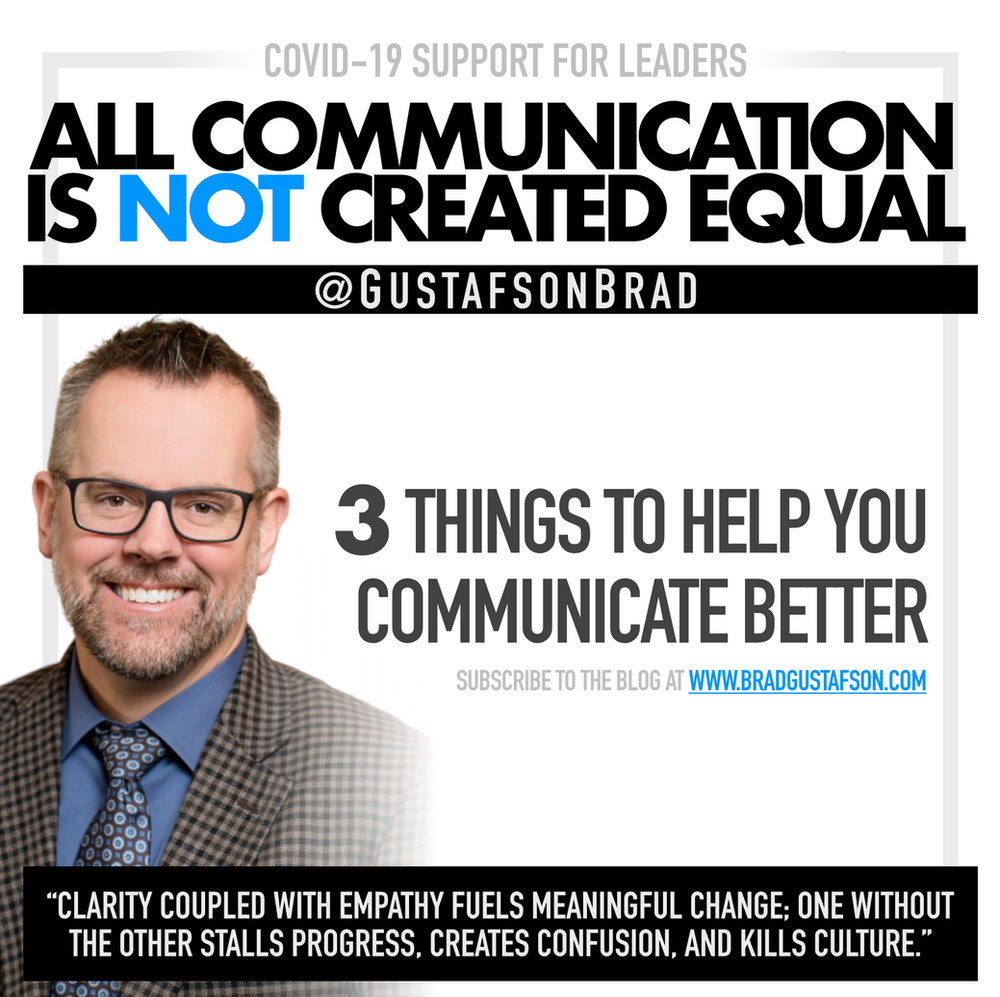 All Communication is Not Created Equal