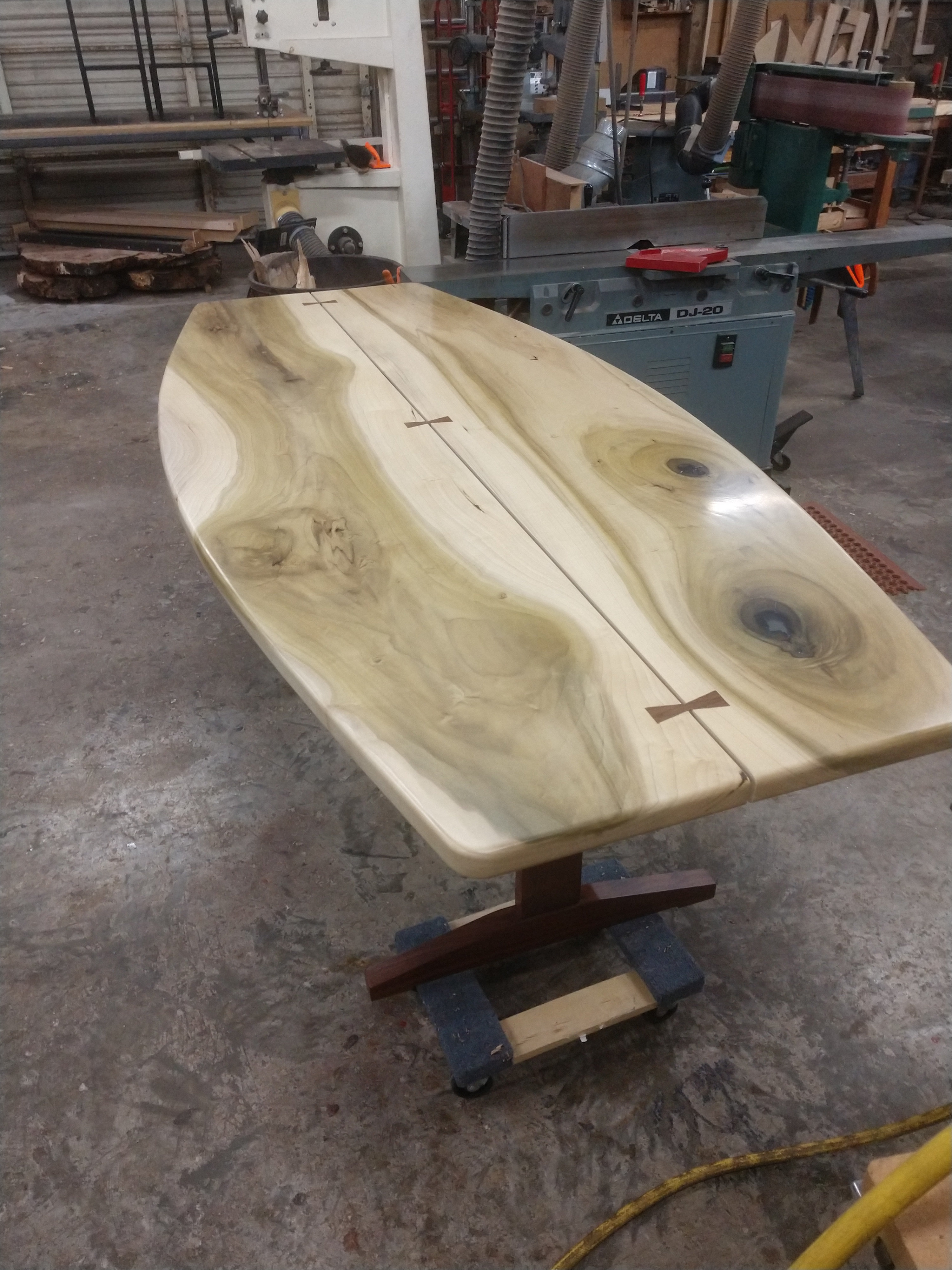 84" Elliptical Table | liveedgewooddesigns