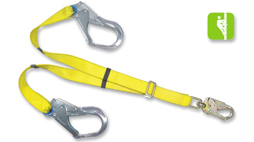 Slinga Doble Brazo sin Amortiguador, GRADUABLE • 2 Ganchos Grandes en ...