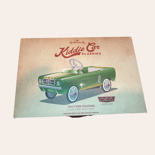 HALLMARK 1965 FORD MUSTANG "KIDDIE CAR CLASSICS" LARGER SIZE PEDAL CAR ...