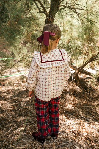 Camisa Gaby flor roja | Marieth