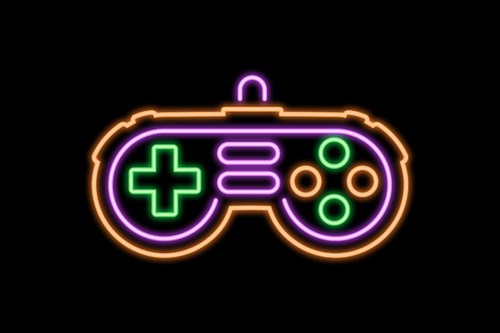 Game Remote Neon Light Sign | Saaj Sajawat