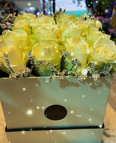 Luxury white box#64 | Lavender Florist
