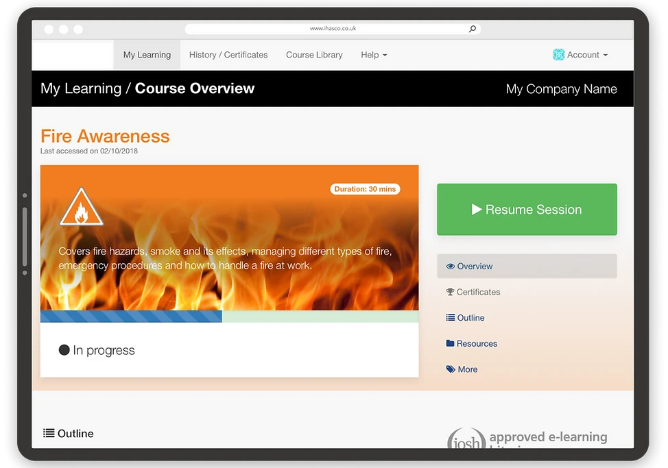 Fire Awareness Training | Comply Sense