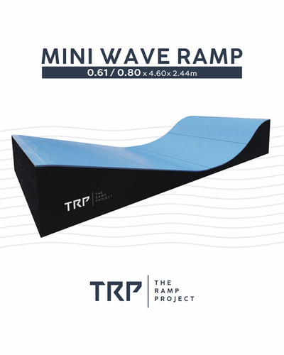 Mini Wave Ramp Surfskate 0.80 x 4.60 x 2.44m | The Ramp Project