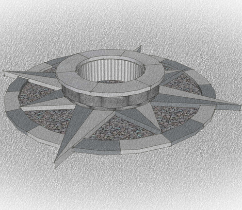 PLANS: Smokeless Compass Fire Pit | Michael Builds