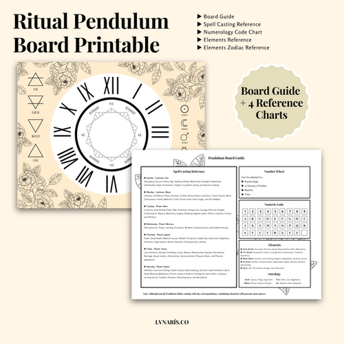 Crema, Ritual Pendulum Board | Into The Mystic