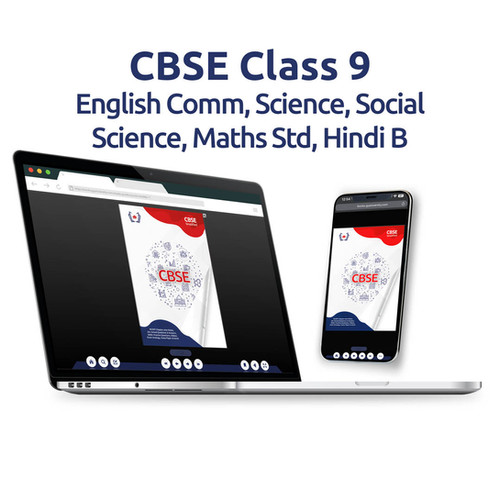 CBSE Class 9 Book Set: Eng Comm, Sci, Soc Sci, Math, Hindi B (Soft Copy) | Gyaniversity Publications