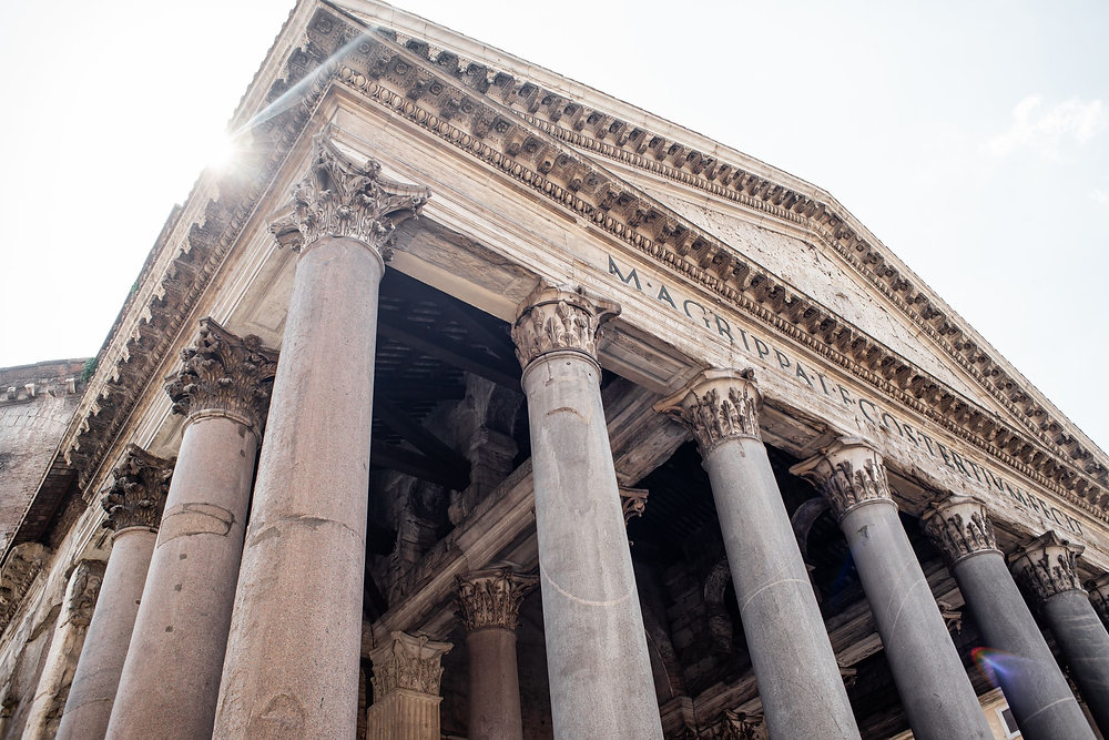 pantheon front facade