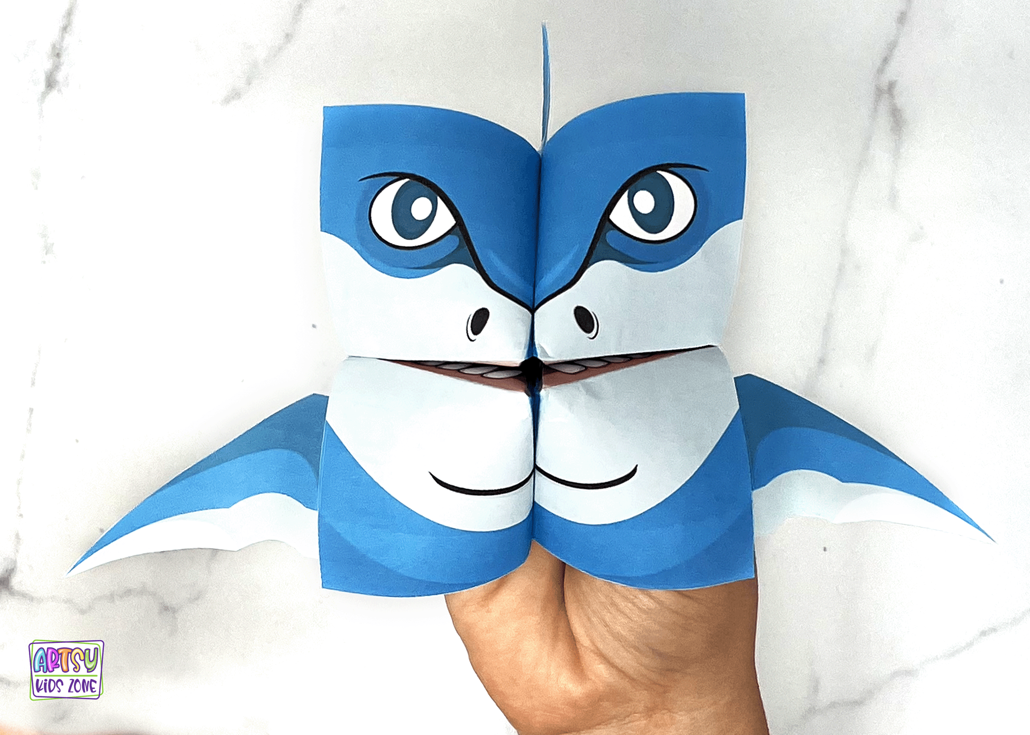 Shark Cootie Catcher